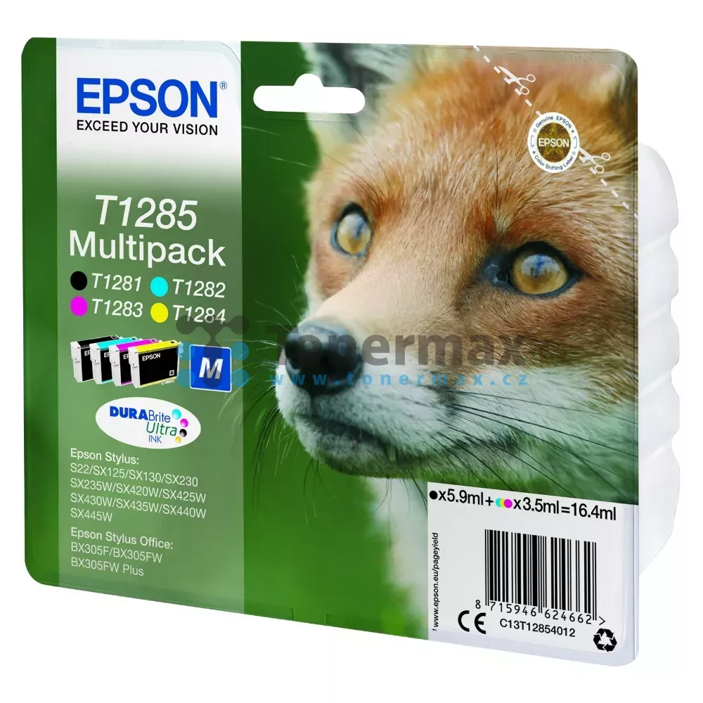 Epson T1285, C13T12854012, multipack (cartridge originální) | TONERMAX ...
