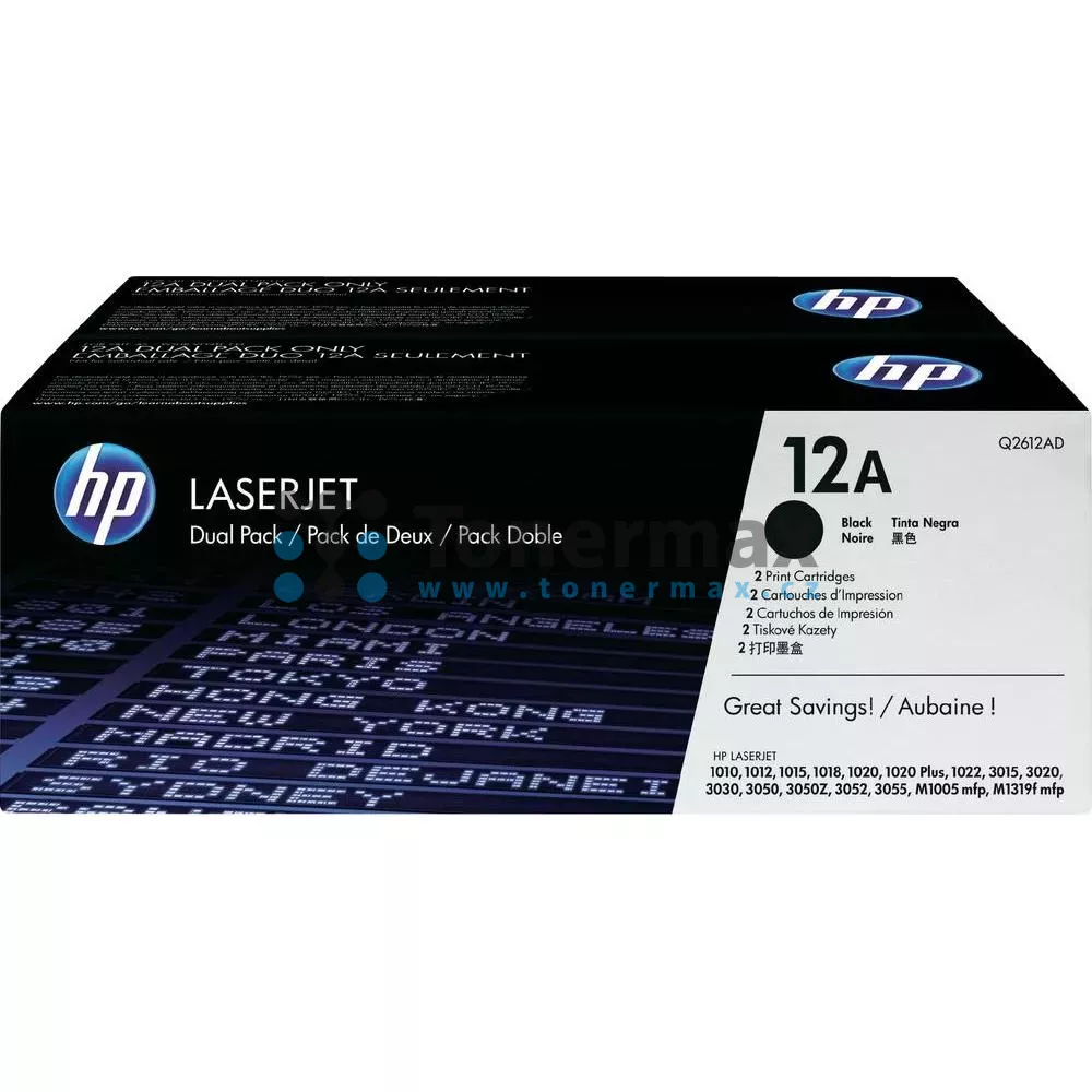HP 12A, HP Q2612AD, dvoubalení (toner originální) | TONERMAX, s.r.o.