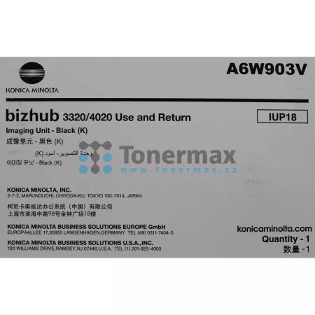 Konica Minolta IUP18, IUP-18, A6W903V, return, Imaging Unit ...