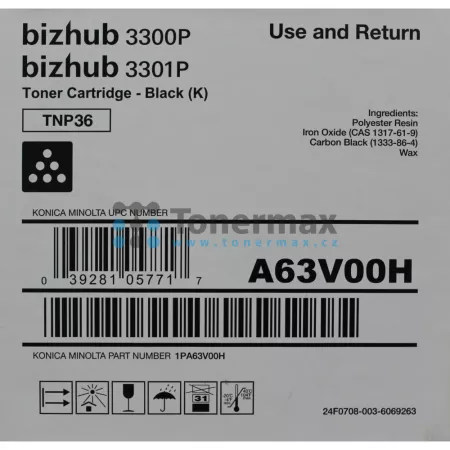 Konica Minolta TNP36, TNP-36, A63V00H, return (toner originální ...