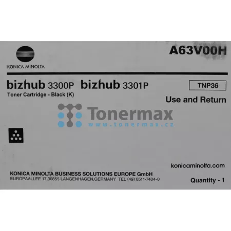 Konica Minolta TNP36, TNP-36, A63V00H, return (toner originální ...